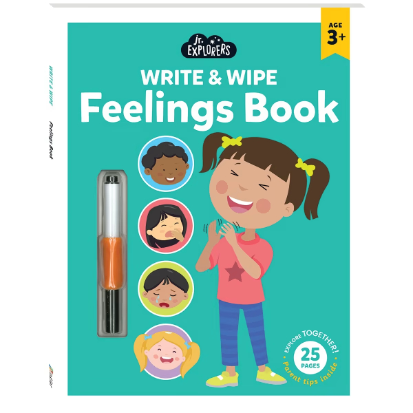 Australia Write & Wipe Feelings Activity Book Speech Delay Therapy Toy ...
