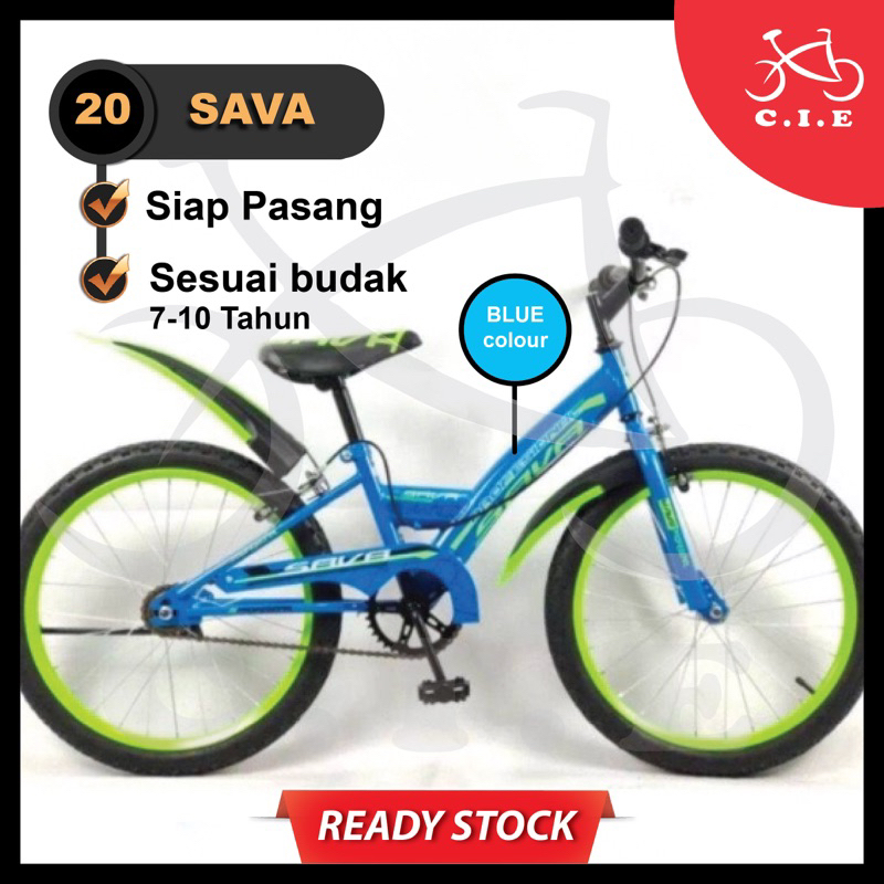 【SIAP PASANG】Basikal 20"basikal budak Kids bike 7-10tahun SAVA Sport Bike CANDY Sava AXB GREAT ...