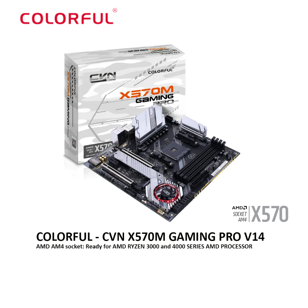 COLORFUL CVN X570M GAMING PRO V14 GAMING Mainboard | Shopee Malaysia