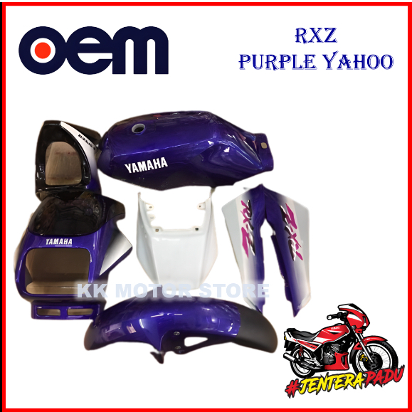 (100% OEM !!!) COVERSET RXZ BOSS OEM PURPLE YAHOO (FULL TANAM) | Shopee ...