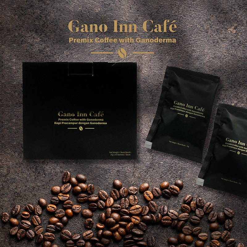 [ORIGINAL] DnG GANO INN CAFE (灵芝咖啡) 1 BOX /(21g x 10 Sachets) (EXP DATE ...