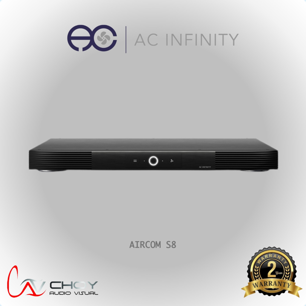 AC INFINITY AIRCOM S8 Rear Exhaust 17″ Inch Component Cooling Fan ...