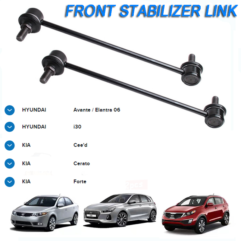 (2pcs) Front stabilizer link for Kia Forte 1.6cc 2.0cc 2008-2012 ...