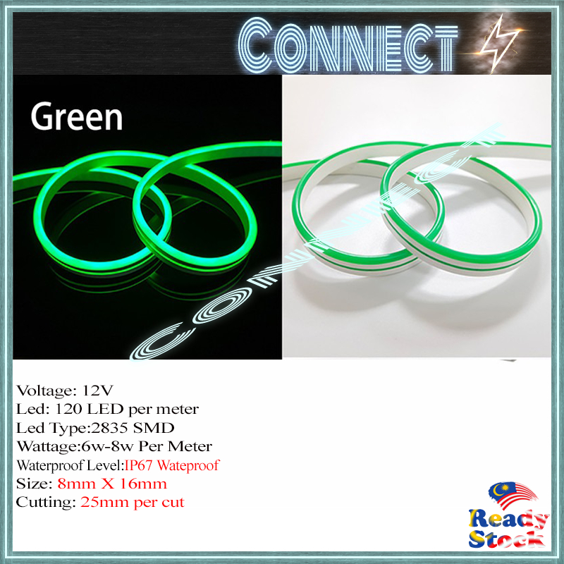 Neon Led Strip Light 12v 8mm x 16mm Led Neon Light 12V Neon Light ...