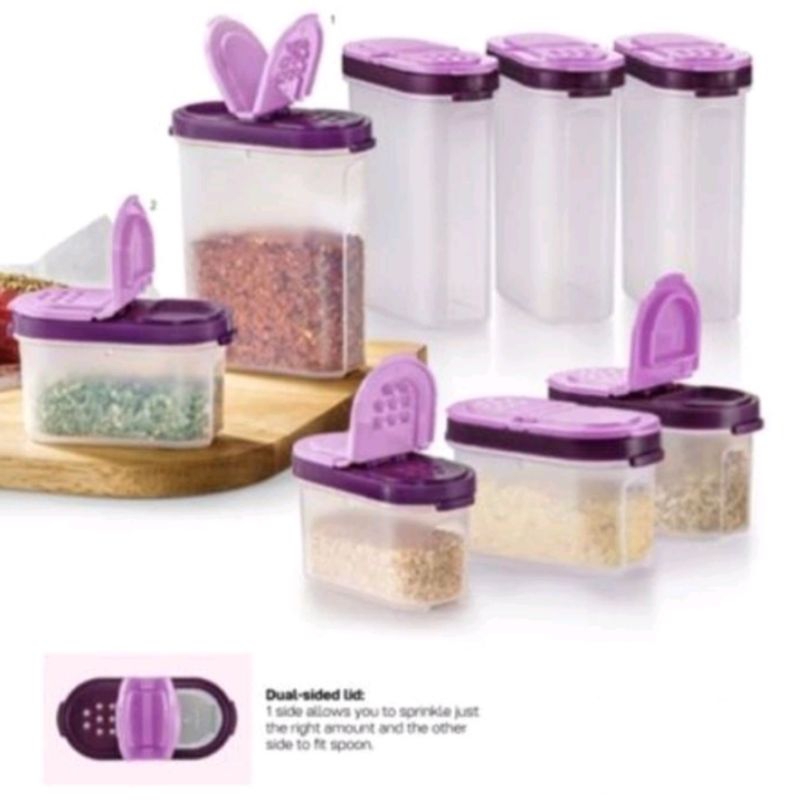 Tupperware Modular Spice Set 250ml (4pcs) 110ml (4pcs) | Shopee Malaysia