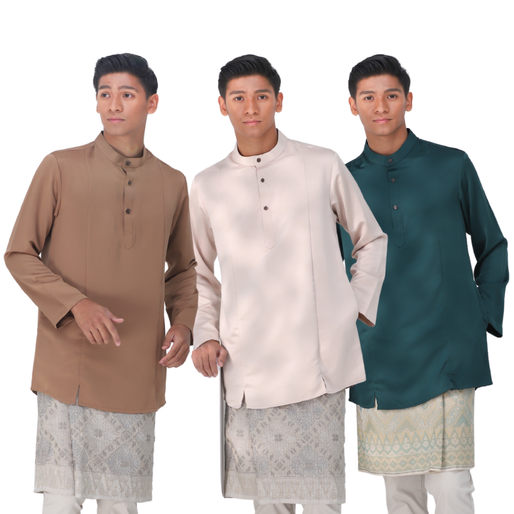 Mueez Pearl Skin Satin Adult Kurta | Shopee Malaysia