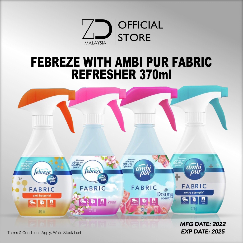 Febreze with Ambi Pur Fabric Refresher Downy /Anti Bacterial/Blossom & Breeze/Extra Strength ...