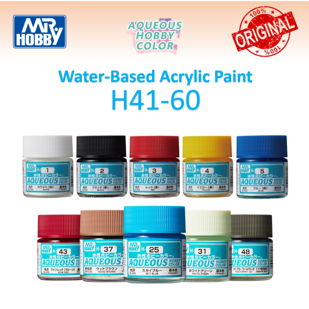 Mr.Hobby Mr Color Aqueous Hobby Color H41-60 Gundam Color Model Kit Color 10ml | Shopee Malaysia