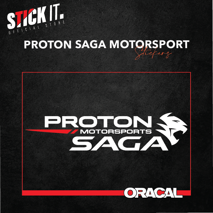 [READY STOCK]PROTON MOTORSPORT CAR STICKER UTK CERMING DEPAN PINTU BODY ...