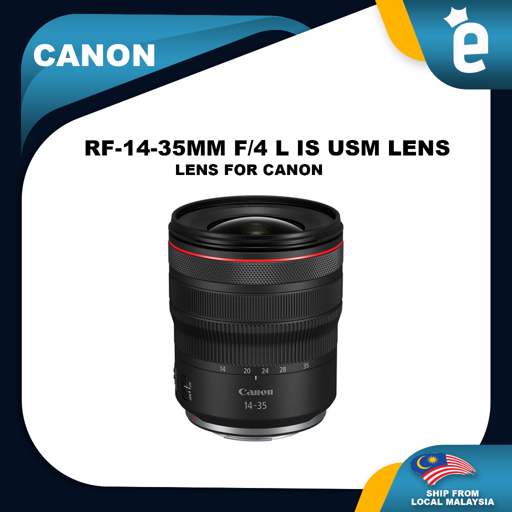 Canon RF 14-35mm RF14-35mm F4 L IS USM Lens | Shopee Malaysia