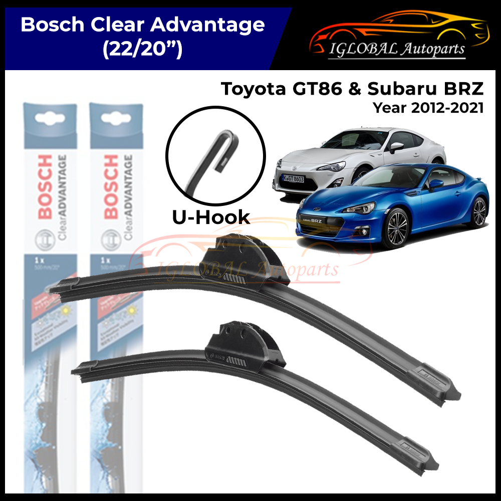 Toyota GT86, GR86 & Subaru BRZ Year 2012+ Windshield Wiper Bosch Clear ...