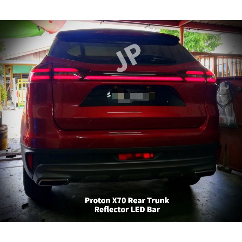 Proton X70 Rear Trunk Garnish Center Light Bar LED Reflector Wigh ...