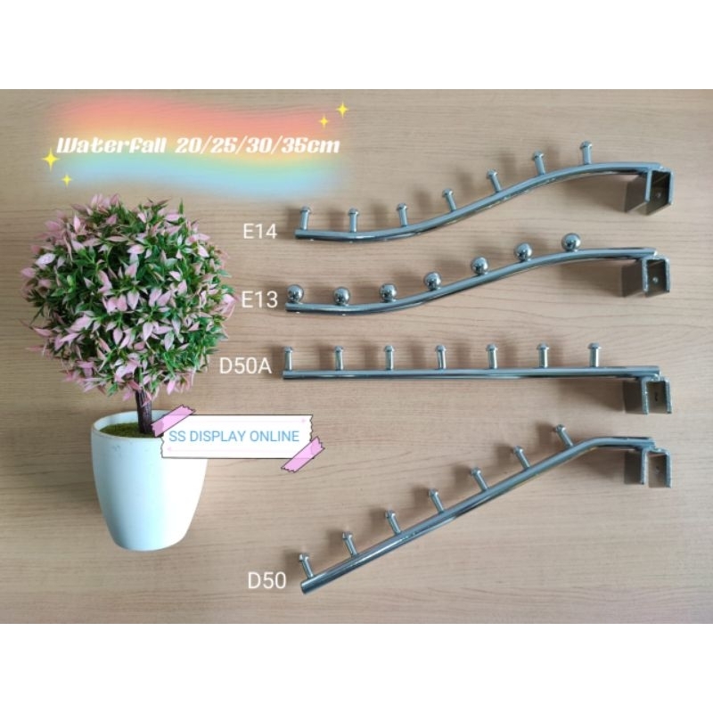Square Bar Waterfall 250/300/350MM (PIN/BALL) | Shopee Malaysia