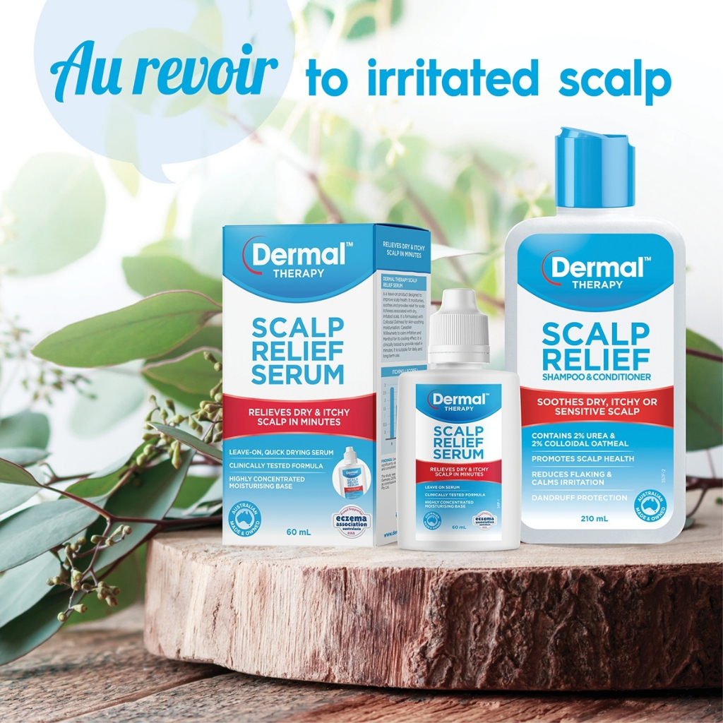 Dermal Therapy Scalp Relief 2-in1 Shampoo & Conditioner / Leave-on ...