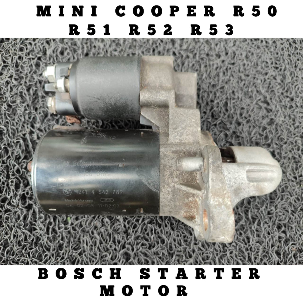 🇯🇵🇯🇵 MINI COOPER R50 , R51 , R52 , R53 1.6 N/A Bosch Starter Motor Used ...