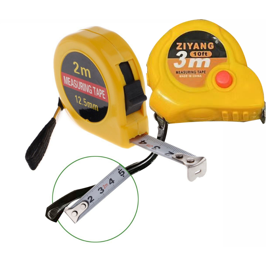 Mini Pocket 2m 3m Retractable Tape Measure Tape Tool PITA PENGUKUR MINI ...