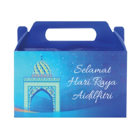HARI RAYA BOX W/WINDOW BLUE 5S X 1PACK READY STOCK | Shopee Malaysia