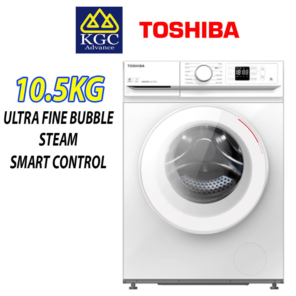 Toshiba 10.5KG FRONT LOAD WASHER TW-BL115A2M (SS) Deep Clean Matters ...