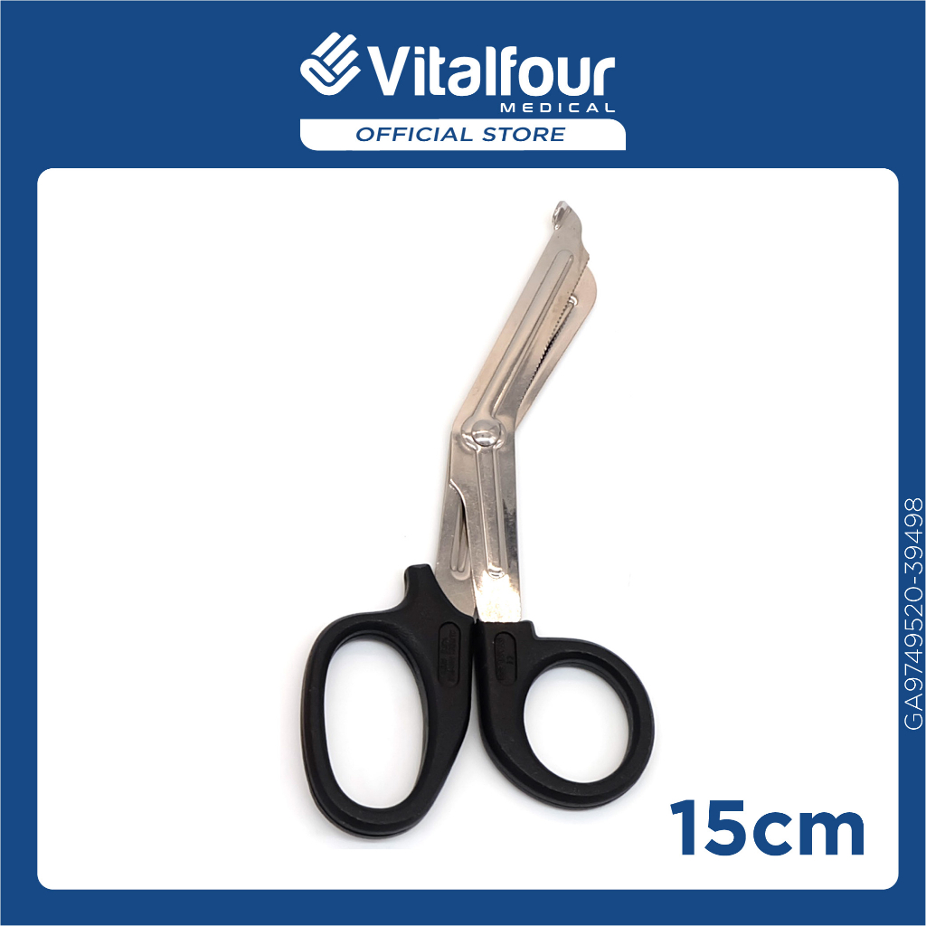 Utility Scissor Black Color Handle 15cm | Shopee Malaysia