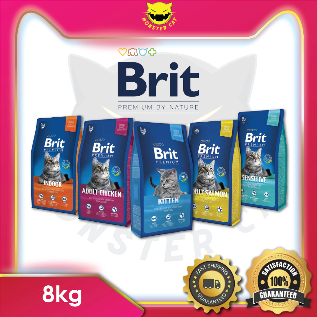 BRIT PREMIUM Cat Food 8Kg | Shopee Malaysia