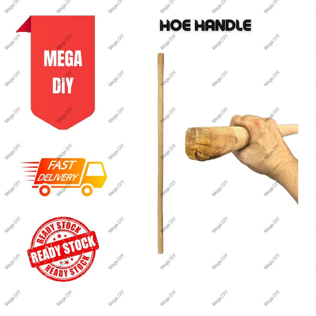 Wooden Hoe Handle Cangkul Kayu Pemegang Cangkul | Shopee Malaysia