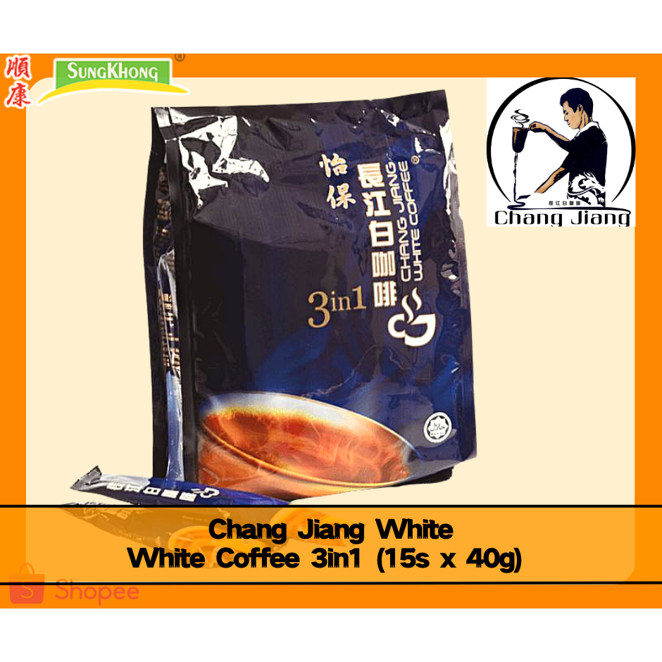 Chang Jiang White Coffee 3in1 (15s x 40g) / 2in1 (10s x 30g ) | Shopee ...