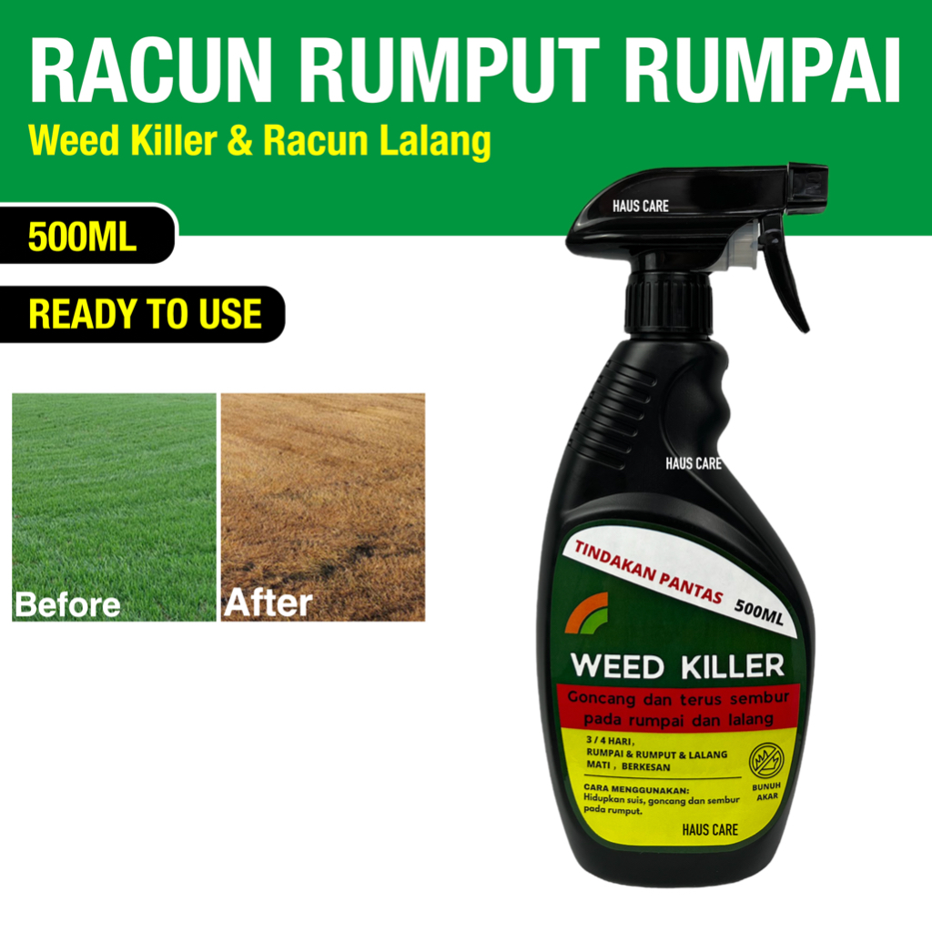 4L HANGUS Glyphosate 41% Weed Killer (Racun Rumput Lalang/Ubat rumput ...