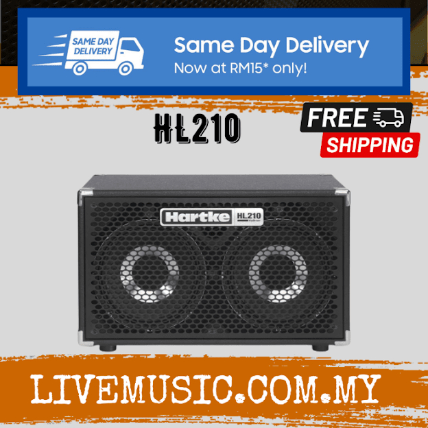 Hartke HyDrive HL-210 500-watt 2x10" Bass Cabinet ( HL 210 / HL210 ...
