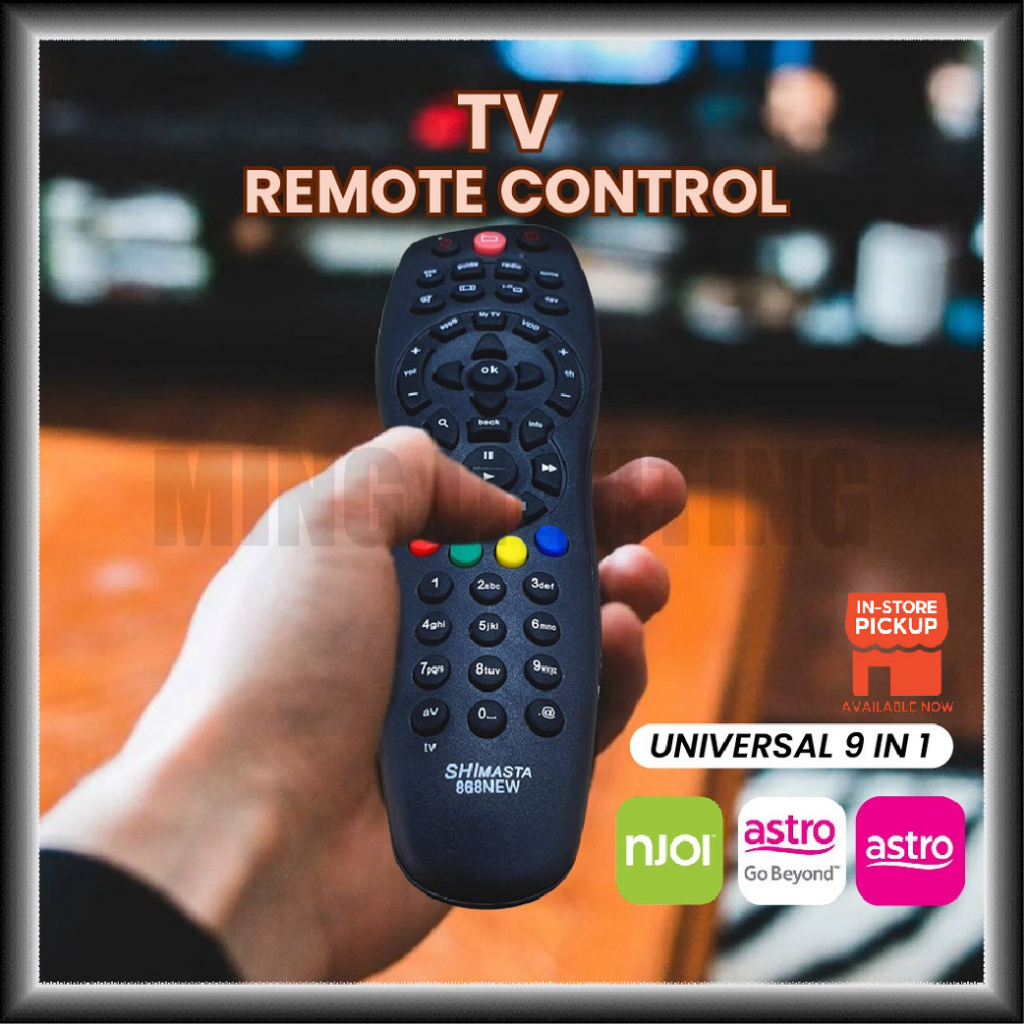 9 in 1 Remote Controls Universal Replacement Set Battery AAA Astro ...
