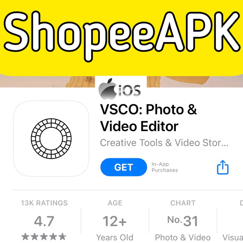 (l0S) VSCO - Photo & Video Editor Tweaked (FOC 8 Apps) | Shopee Malaysia
