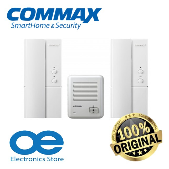COMMAX DP-LA01(M/S)/DR-201D Analog 1 to 2 Audio Doorphone AC220V Intercom System ( Outdoor DR ...