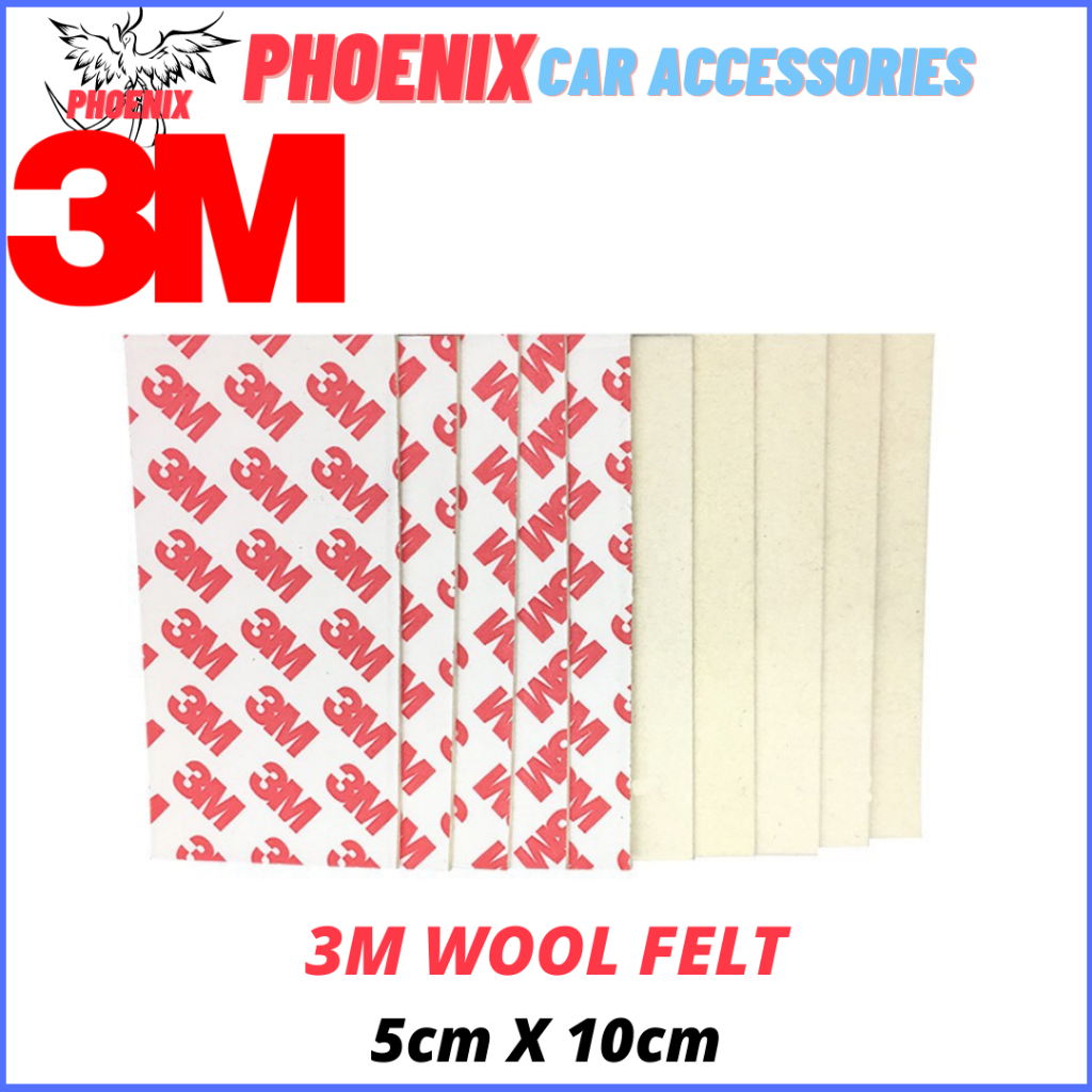 3M Car film tool body color change super thick wool felt patch scraper ...