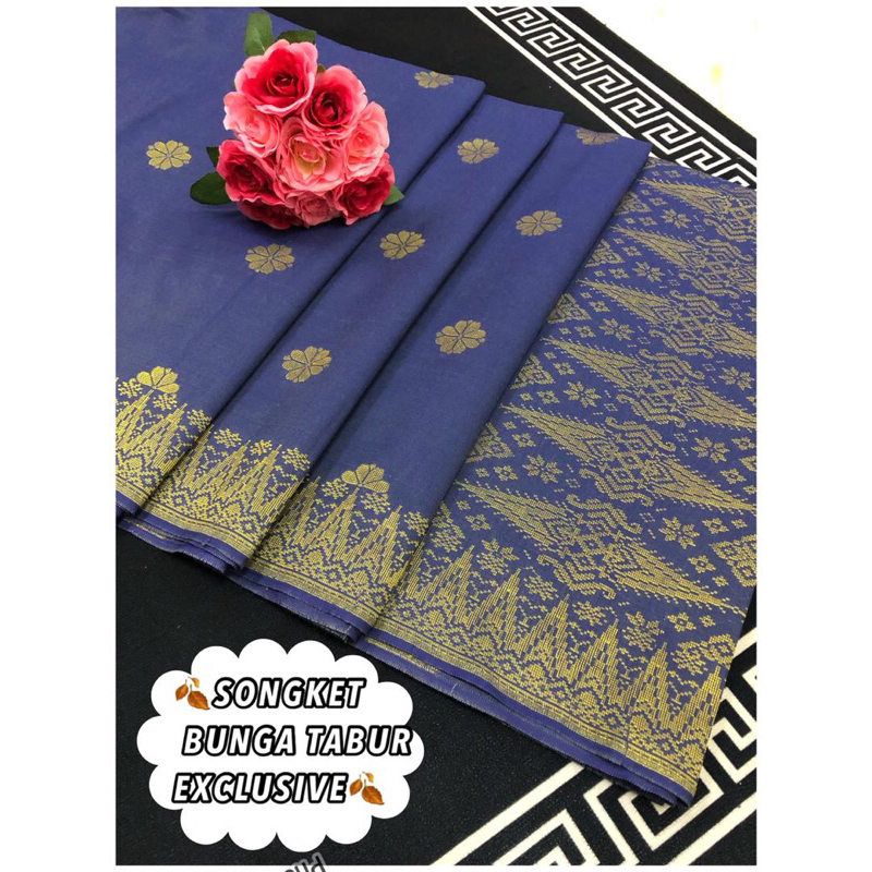 Songket bunga tabur, tenun,kain pasang,READY STOCK 2021 ...