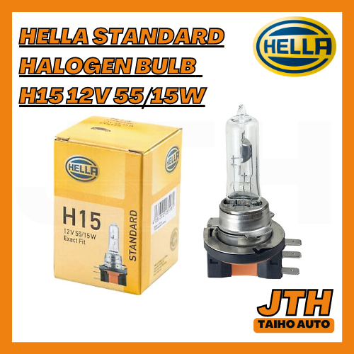 TAIHOAUTO HELLA Standard H15 Halogen Bulb 12V 55/15W Ford Ranger T6 ...