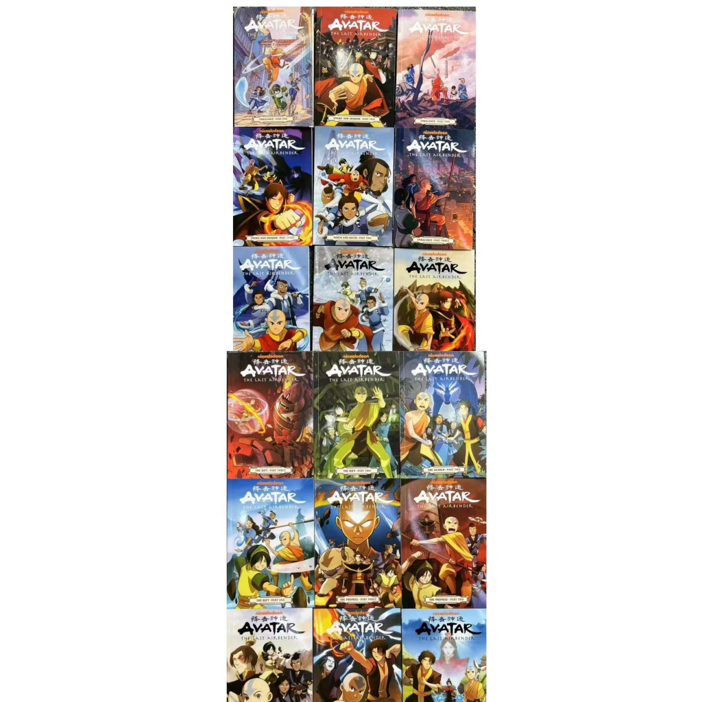 Avatar The Last Airbender Series 18 books sets collection | Shopee Malaysia