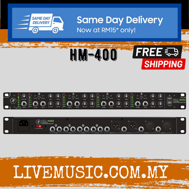 Mackie HM-400 - 4 Channel Headphone Amplifier (HM400) | Shopee Malaysia