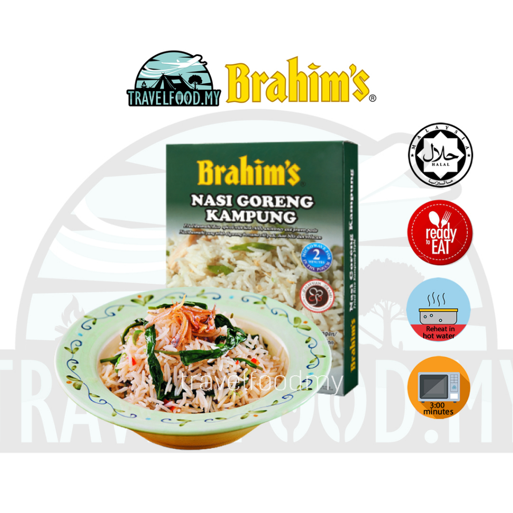 BRAHIM Kampung Fried Rice Nasi Goreng Kampung Ready to Eat Halal Brahim ...