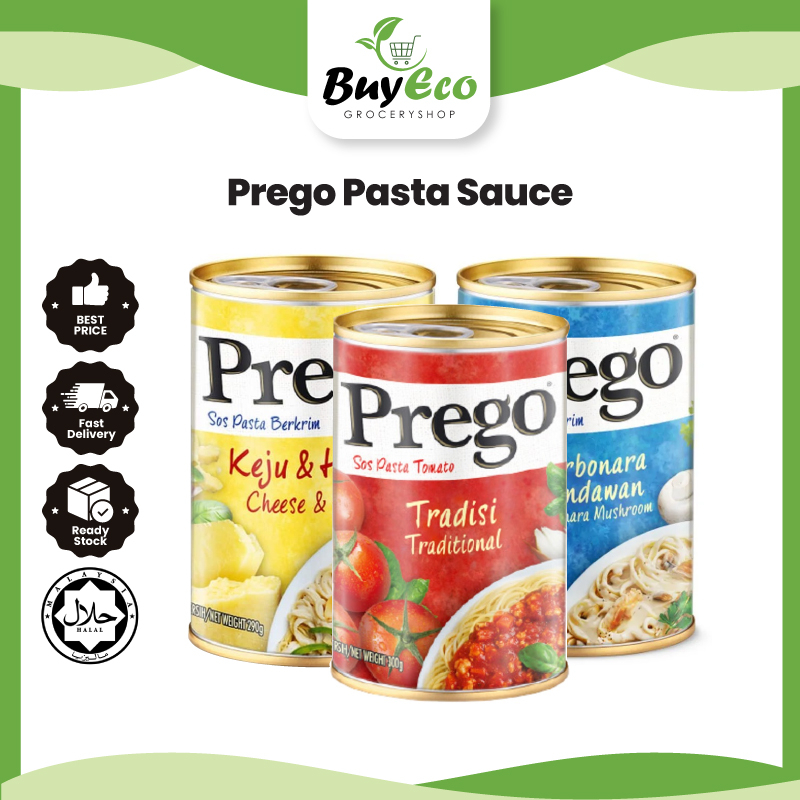 Prego Spaghetti Sauce Pasta Sauce 290g - 300g Carbonara Sauce Bolognese ...