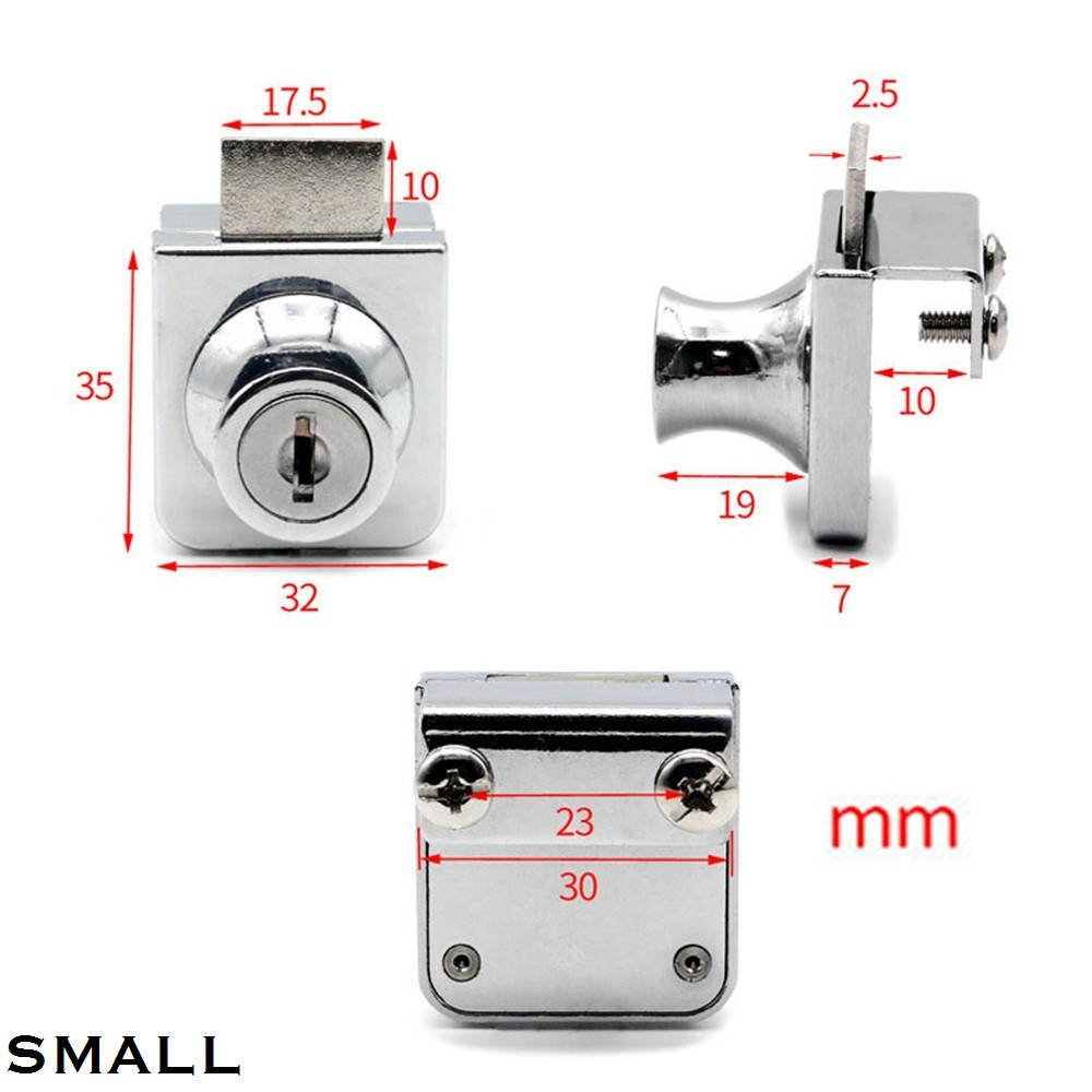 Lock For IKEA DETOLF Glass-door cabinet / Kunci Untuk IKEA DETOLF ...