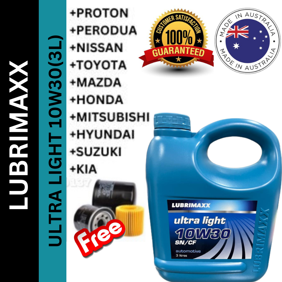 LUB-10W30 3L LUBRIMAXX ULTRA LIGHT 10W30 SM/CF ( 3 Litres )(FREE ...