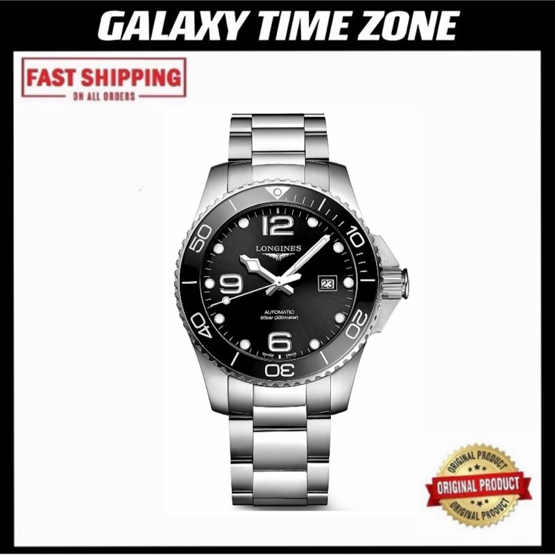 [Official Warranty]Longines Hydroconquest L3.782.4.56.6 (43mm ...