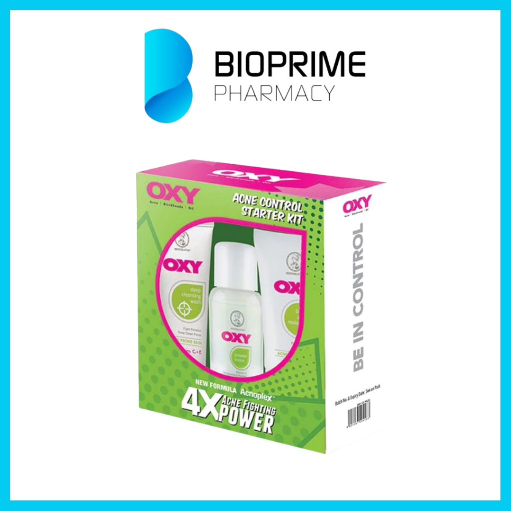 Oxy Acne control starter kit | Wash (50g) + Toner (50g) + Moisturizer (20g) | Shopee Malaysia