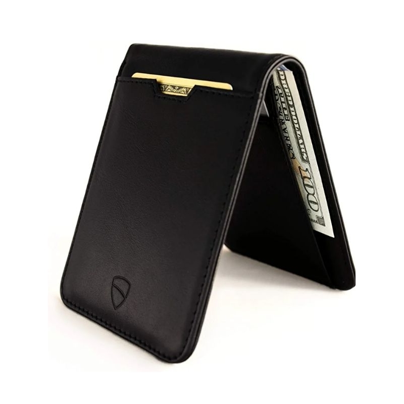 Vaultskin MANHATTAN Slim Minimalist Bifold Wallet and Credit Card ...
