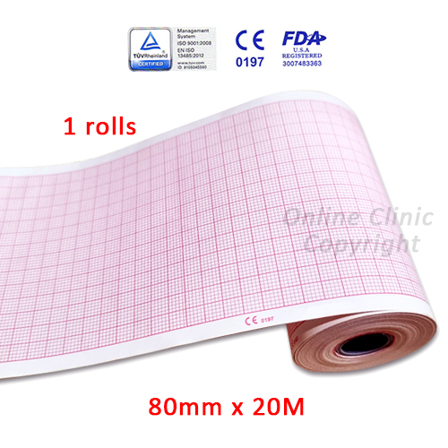 80mm x 20M - 1 rolls ECG paper ( 3 Channel ) | Shopee Malaysia