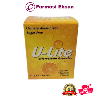 U-Lite Effervescent Urinary Alkalinizer Granules 4.1g x12 sachet ...