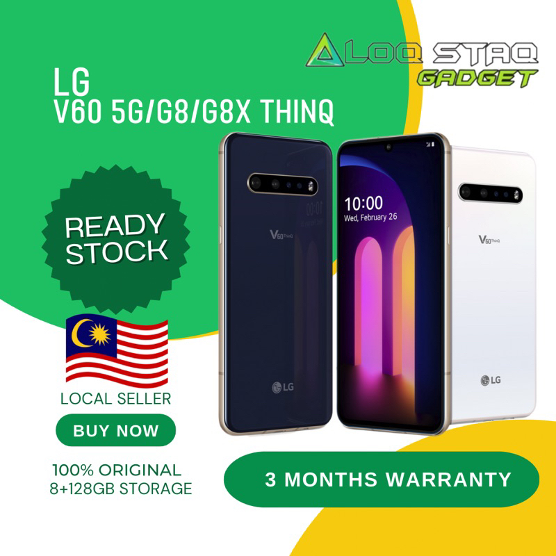 [3MONTHS WRTY] LG V60 5G / LG G8 / LG K92 5G / LG G8X / V60 DualScreen Free Wireless Charge ...