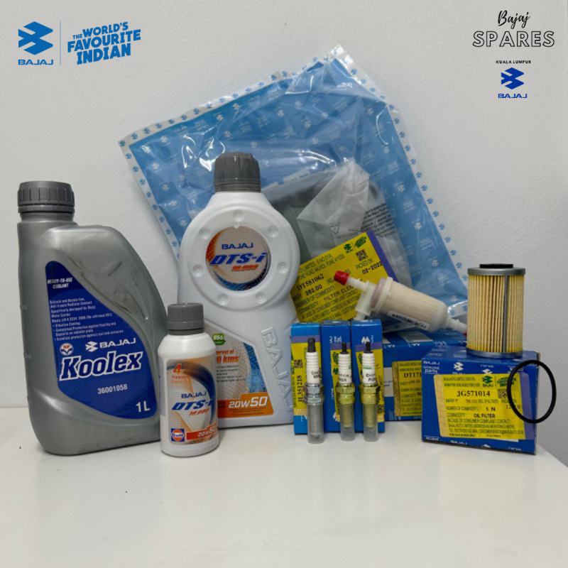 FULL SERVICE PACKAGE 30,000KM SET NS200/RS200 PULSAR BAJAJ | Shopee ...