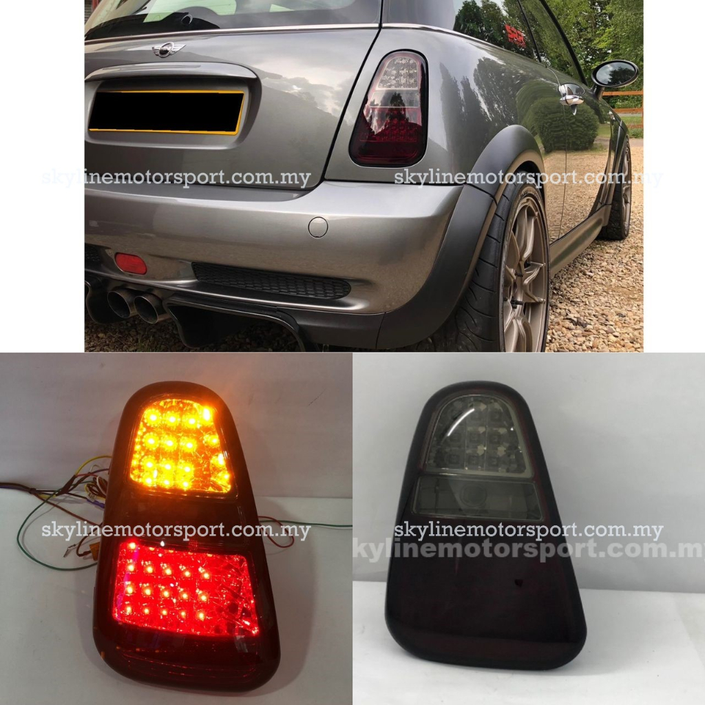 Mini Cooper R50 R52 R53 Led Tail Lamp Dark Red 100% Taiwan 2004 2005 ...