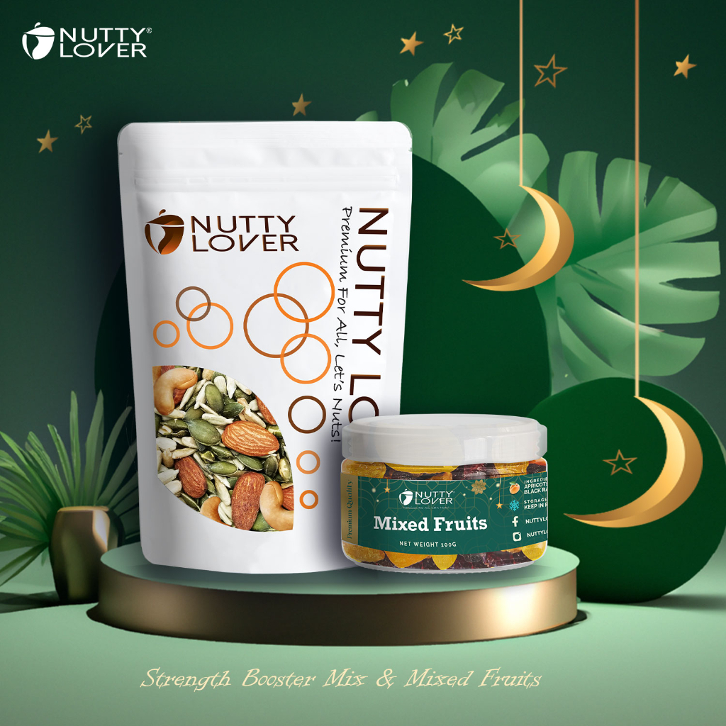 [2023 Hari Raya] Nutty Lover Premium Strength Booster Mixed Nuts & Mixed Fruits | Shopee Malaysia