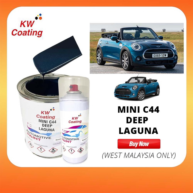 KW 2k Paint Mini C44 Deep Laguna Kereta Mini C44 Deep Laguna Cat Kereta ...